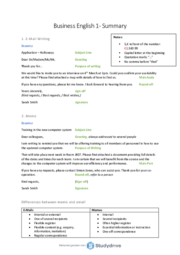 Business English 1 - Summary.pdf - Download