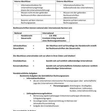 Dokument Jahresabschluss Lernzettel und Mitschrift .pdf - Herunterladen