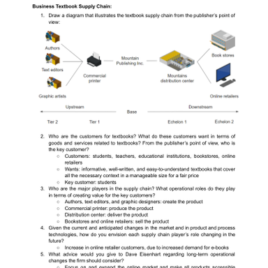 Dokument Supply Chain Management - Tutorial 2.pdf - Herunterladen