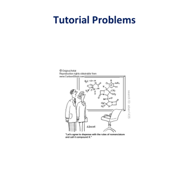 Dokument Tutorial problems.pdf - Herunterladen